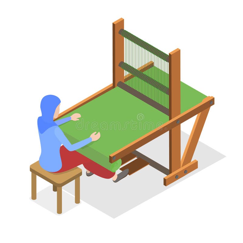 Handloom Stock Illustrations – 93 Handloom Stock Illustrations, Vectors ...