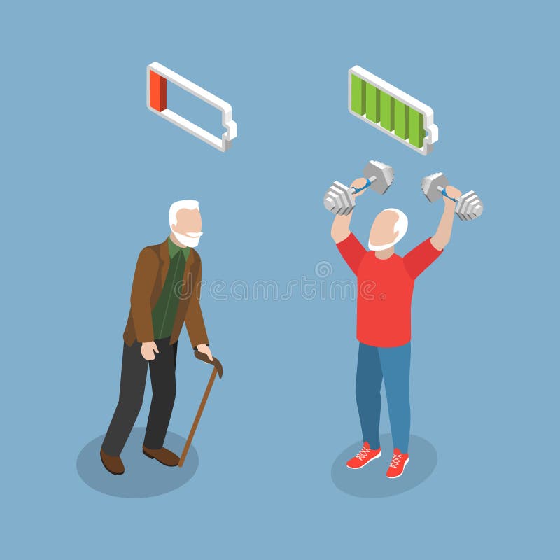 Happy Old Sick Vector Illustration Stock Illustrations – 641 Happy Old ...