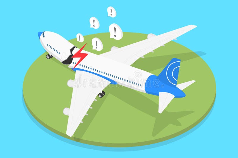 Damaged Aircraft Stock Illustrations – 441 Damaged Aircraft Stock ...