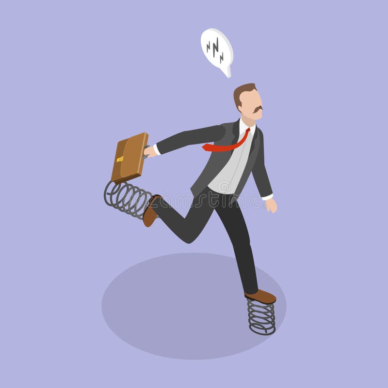 3D Isometric Flat Vector Illustration of Business Efficiency Booster ...