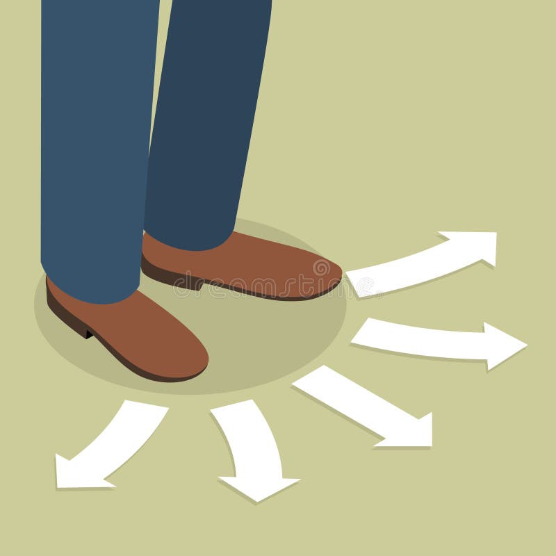 3D Isometric Flat Vector Illustration of Choice and Decision Stock ...