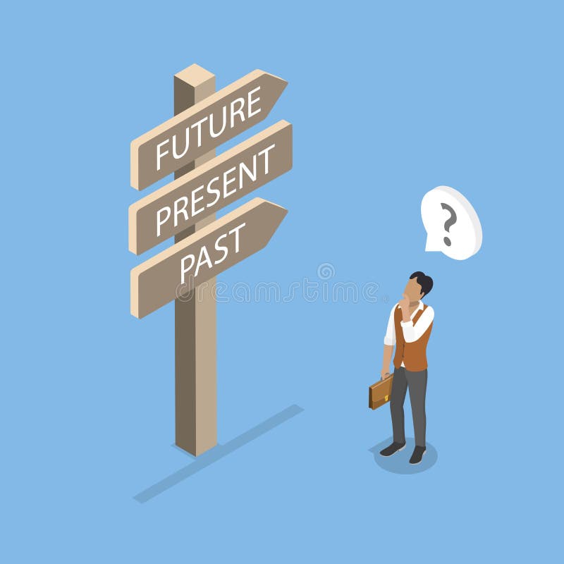 3D Isometric Flat Vector Illustration of Choose Journey Direction Stock ...