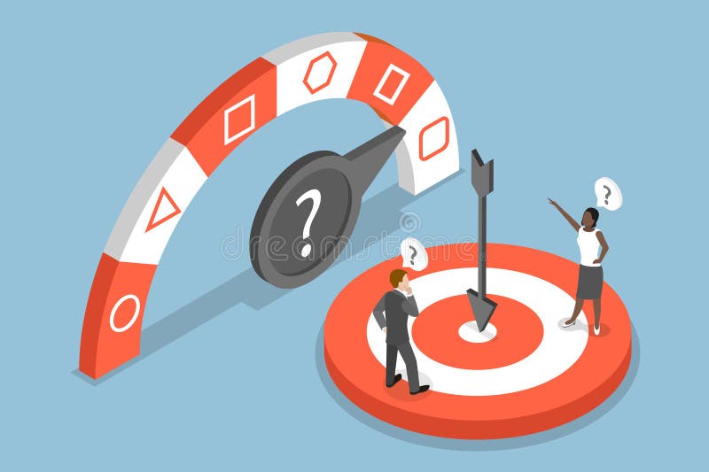 3D Isometric Flat Vector Illustration of Choosing of Alternatives Stock ...