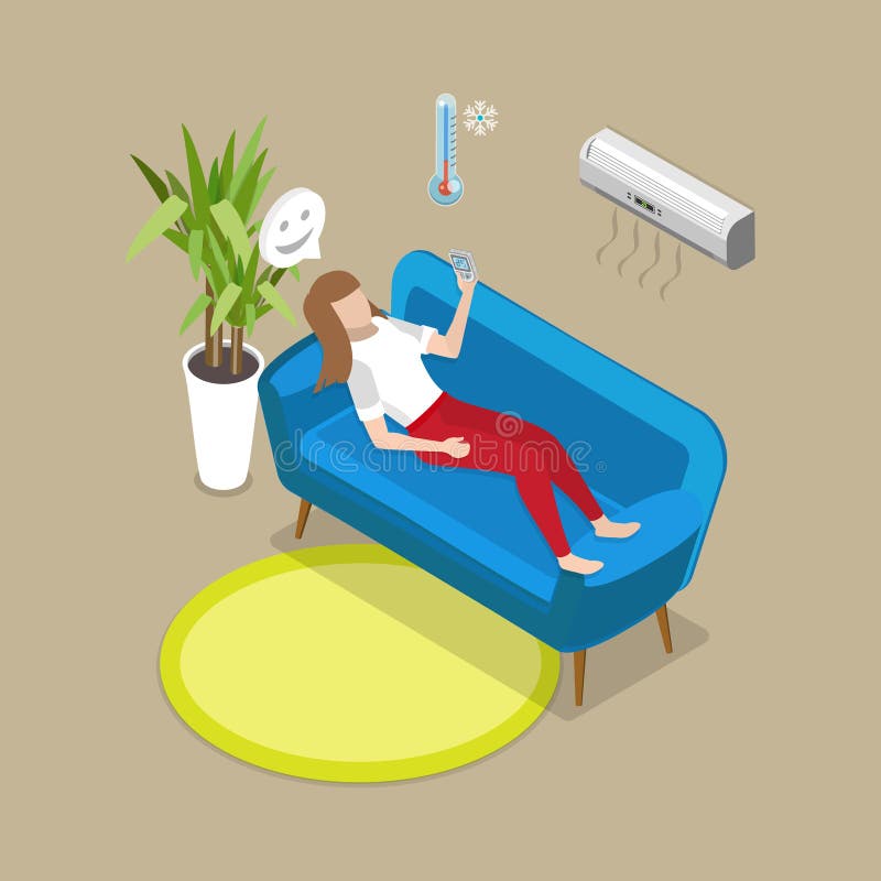 3D Isometric Flat Vector Illustration of Climatic Control Stock Vector ...