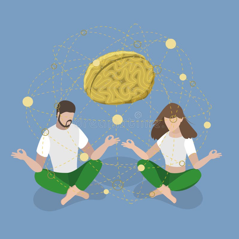 3D Isometric Flat Vector Illustration of Combination of Healthy Habits ...