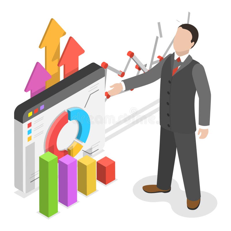 3D Isometric Flat Vector Illustration of Company Culture. Item 2 Stock ...