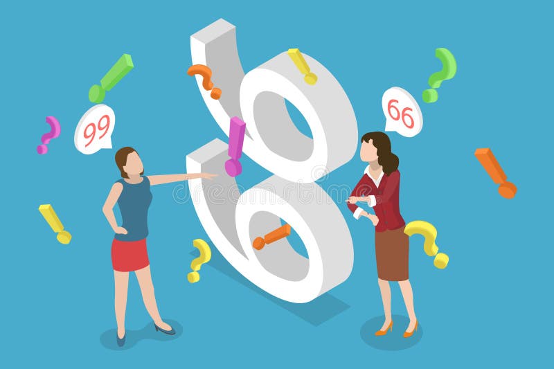 3D Isometric Flat Vector Illustration of Different Perspectives Stock ...