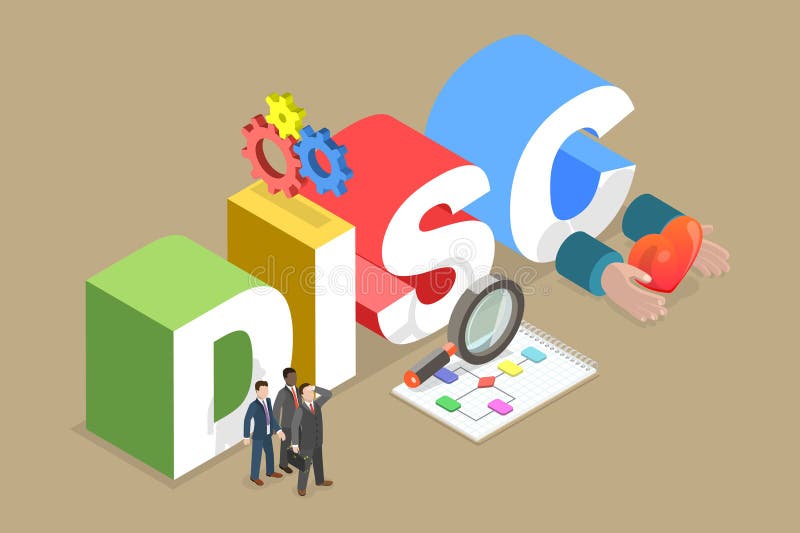 3D Isometric Flat Vector Illustration of DISC Stock Vector ...