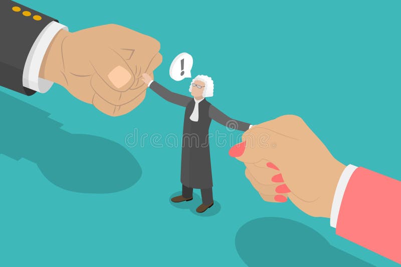 3D Isometric Flat Vector Illustration of Divorce Conflict Resolution ...