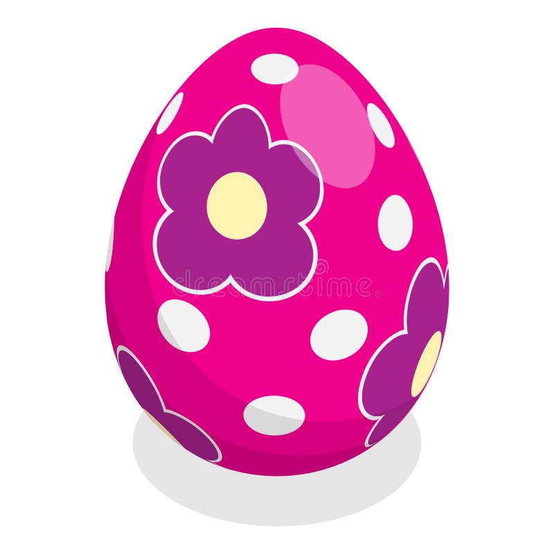 3D Isometric Flat Vector Illustration of Easter Eggs. Item 1 Stock ...