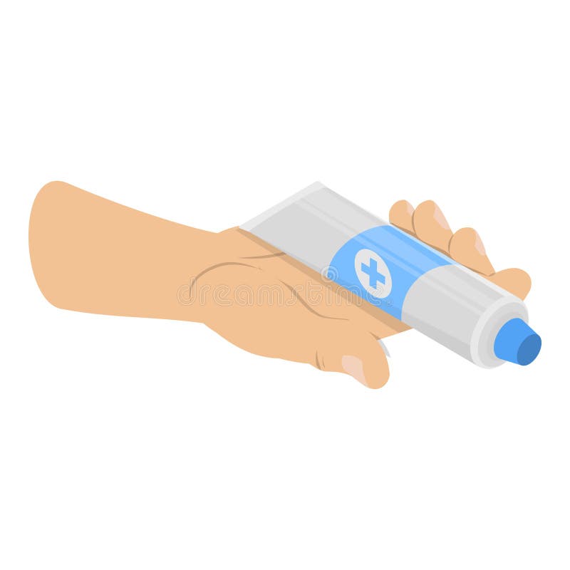 3D Isometric Flat Vector Illustration of First Aid for Trauma. Item 11 ...