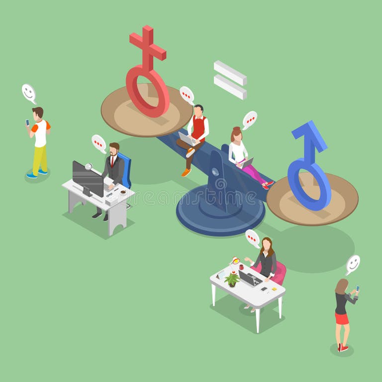 Gender Inequality Scale Stock Illustrations 236 Gender Inequality