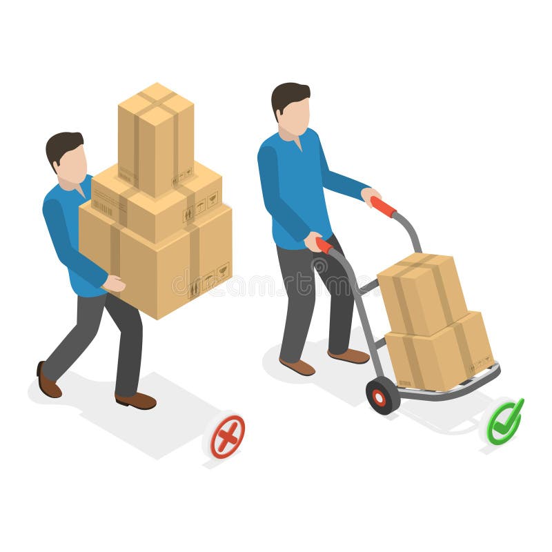 3d man carry heavy heart stock illustration. Illustration of love ...