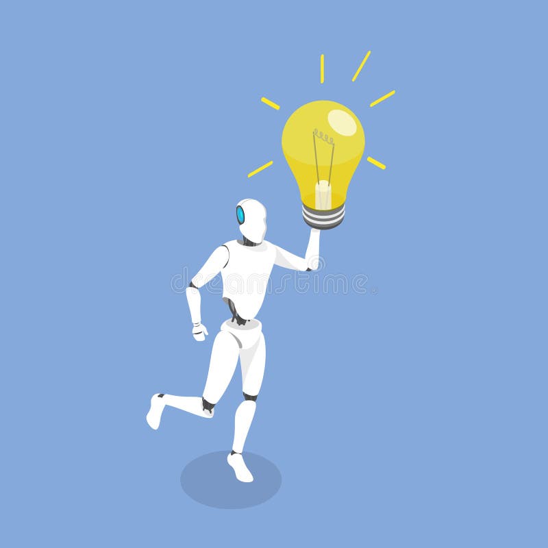 3D Isometric Flat Vector Illustration of Innovative Business Idea Stock ...