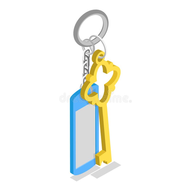 3D Isometric Flat Vector Illustration of Key Sets Collection. Item 2 ...