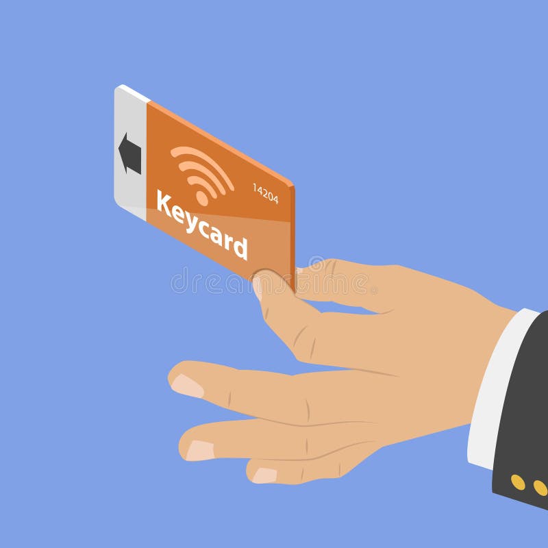 3D Isometric Flat Vector Illustration of Keycard Stock Vector ...