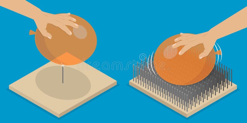 3D Isometric Flat Vector Illustration of Physics Experiment Stock ...