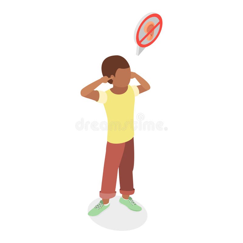 3D Isometric Flat Vector Illustration of Play Peekaboo. Item 4 Stock ...