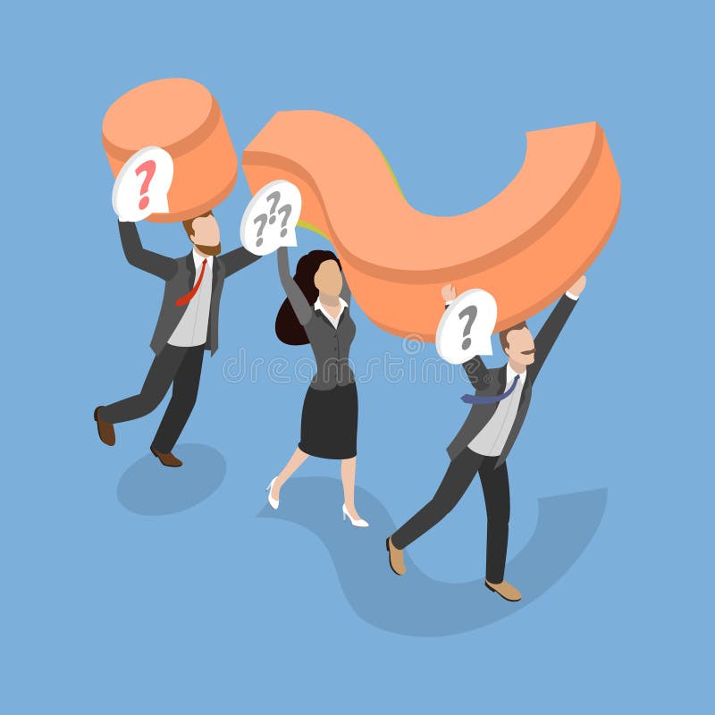 3D Isometric Flat Vector Illustration of Problem Solving Stock ...