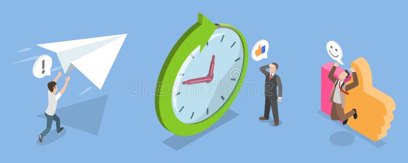 3D Isometric Flat Vector Illustration of Quick and Easy Stock Vector ...