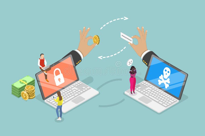 Ransomware Pc Stock Illustrations – 267 Ransomware Pc Stock ...