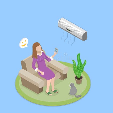 Turn Off Air Conditioner Stock Illustrations – 36 Turn Off Air ...
