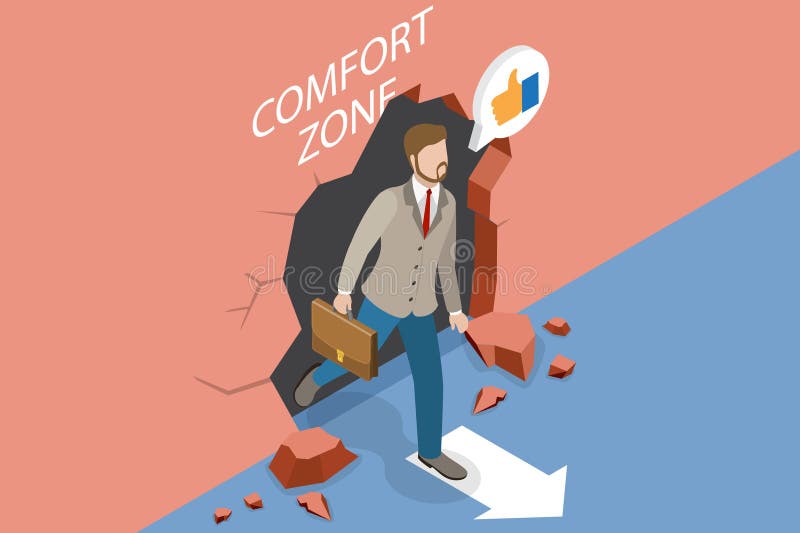 3D Isometric Flat Vector Illustration of Self Improvement Stock ...