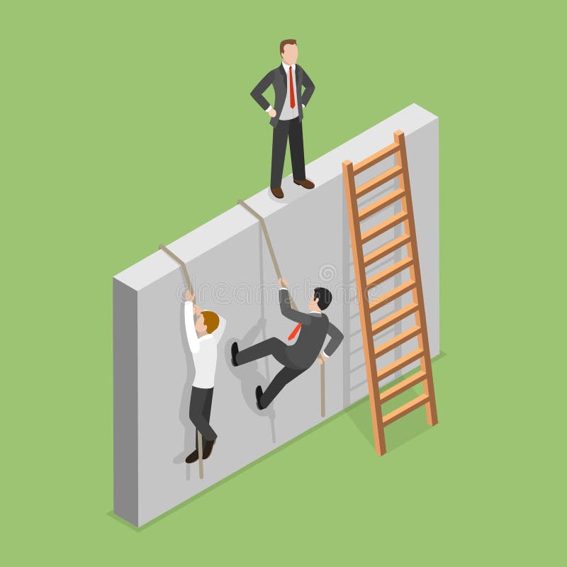 3D Isometric Flat Vector Illustration of Smarter Not Harder Stock ...