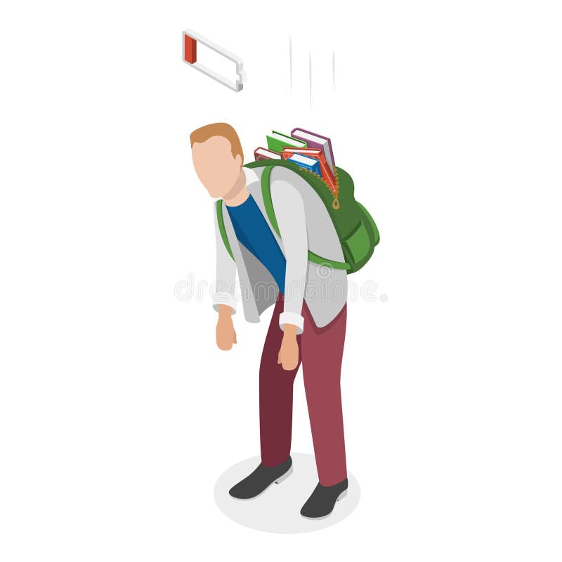 Tired Student Stock Illustrations – 3,390 Tired Student Stock ...