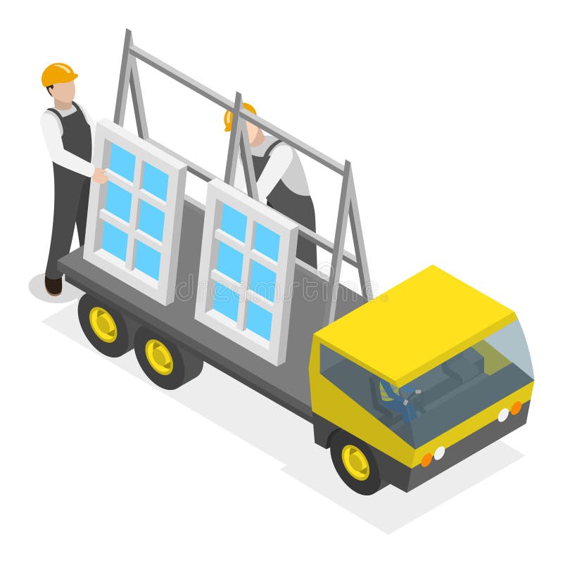 3D Isometric Flat Vector Illustration of Windows Installing. Item 2 ...
