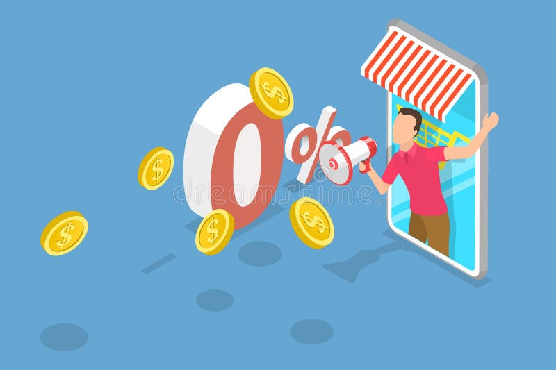 Money Making Process Isometric Concept. Stock Vector - Illustration of ...