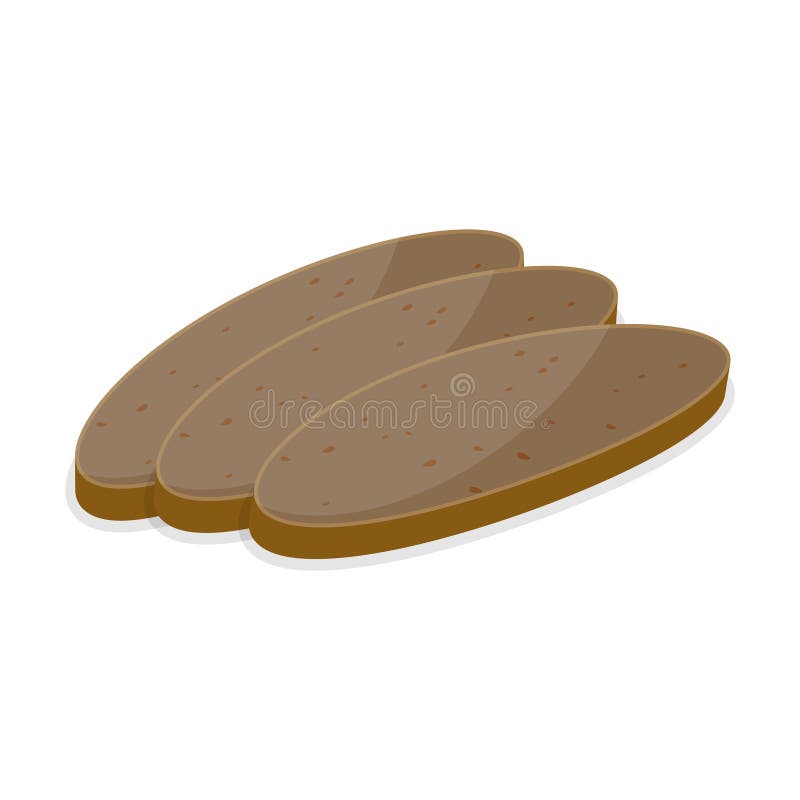 3D Isometric Flat Vector Set of Breakfast Toasted Bread. Item 2 Stock ...