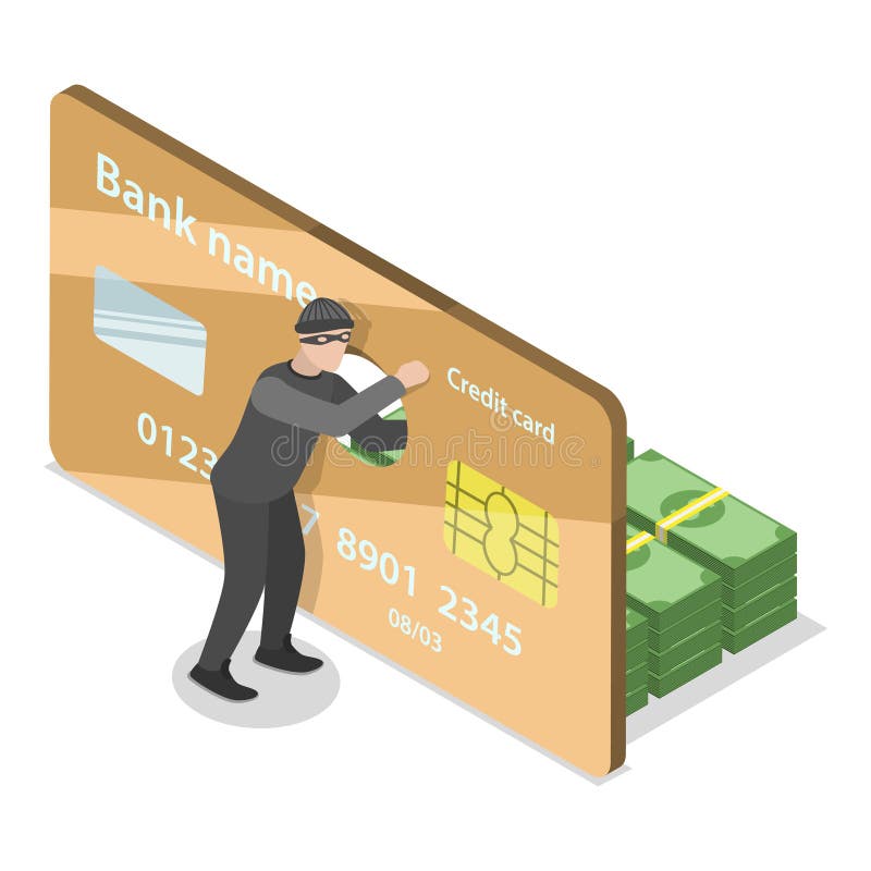 3D Isometric Flat Vector Set of Criminal Set. Item 3 Stock Vector ...