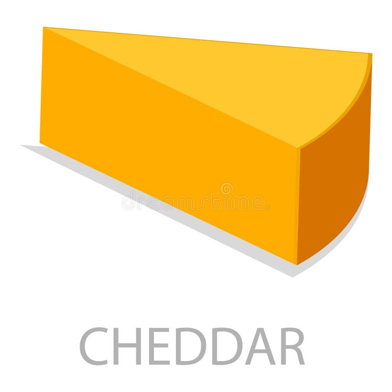 3D Isometric Flat Vector Set of Different Cheese Types. Item 6 Stock ...