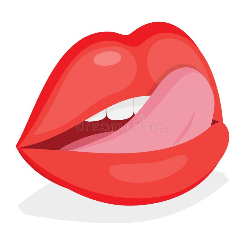 3D Isometric Flat Vector Set of Female Lips. Item 3 Stock Vector ...