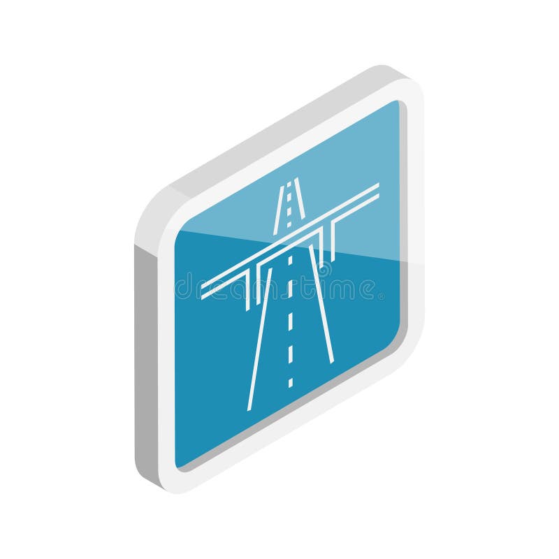 3D Isometric Flat Vector Set of Highway Icons. Item 6 Stock ...