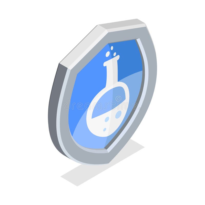 3D Isometric Flat Vector Set of Protection Proof. Item 8 Stock Image ...