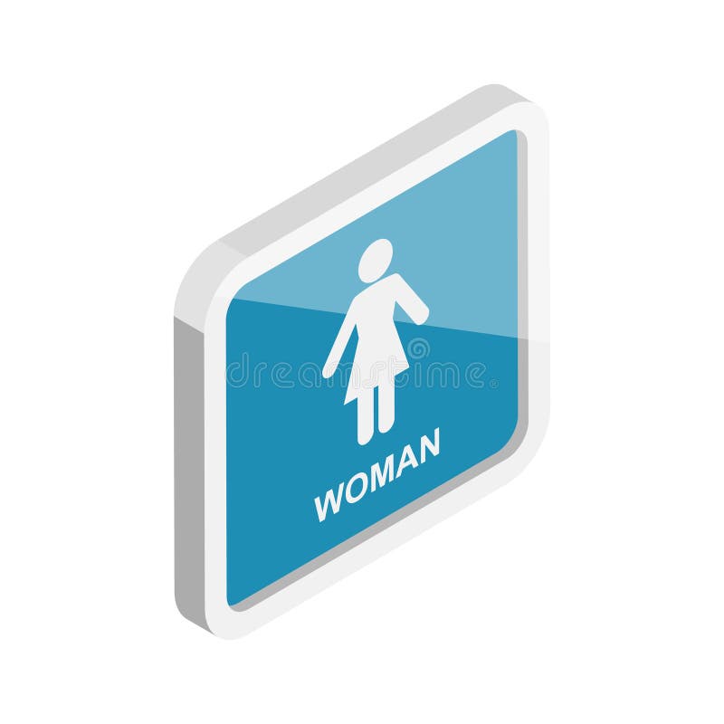 3D Isometric Flat Vector Set of Restroom Signs. Item 3 Stock Vector ...