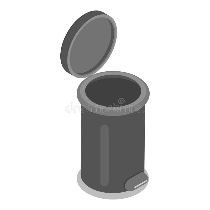 3D Isometric Flat Vector Set of Trash Bins. Item 2 Stock Illustration ...