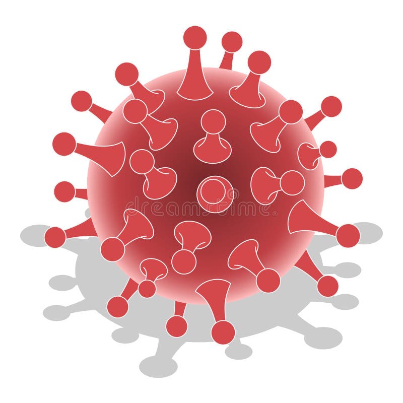 3D Isometric Flat Vector Set of Viruses and Microbes. Item 9 Stock ...