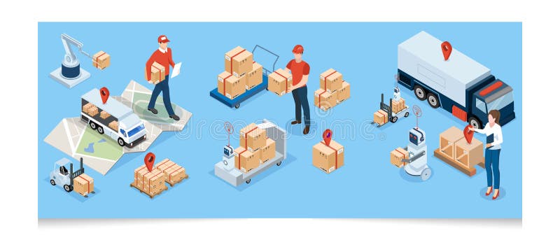 Logistics Operation Stock Illustrations – 868 Logistics Operation Stock ...