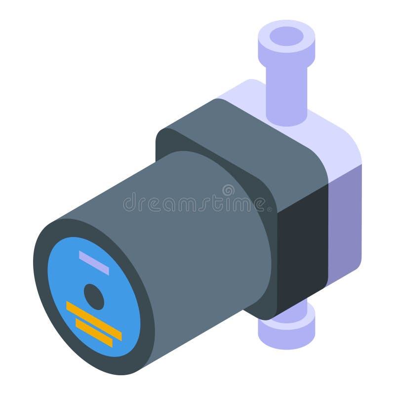 3d Isometric Illustration of a Modern Electric Motor for Design and ...