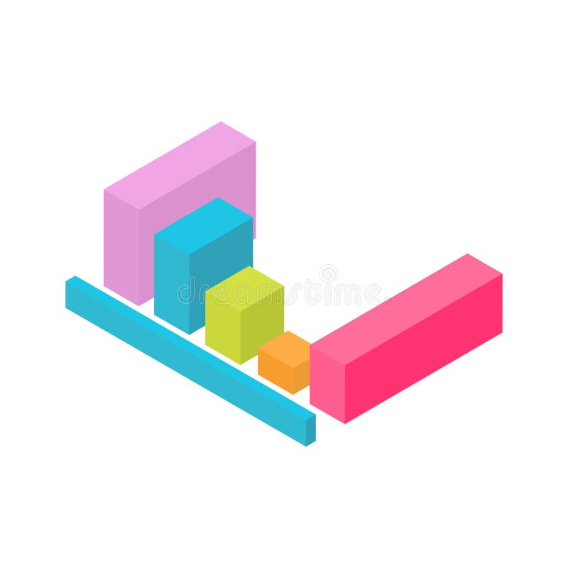 3D Isometric Infographic Element. Stock Vector - Illustration of ...