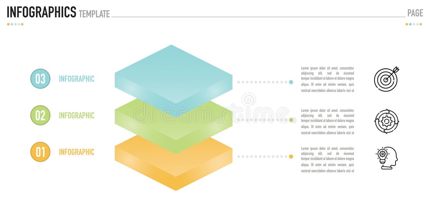 3 Column Infographic 3d Stock Illustrations – 45 3 Column Infographic ...