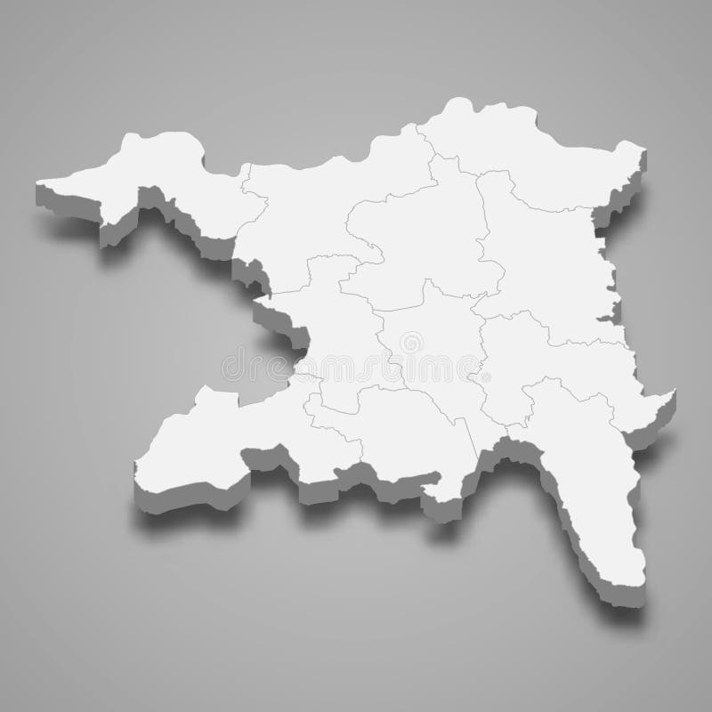 3d Isometric Map of Aargau is a Canton of Switzerland Stock ... 3d Isometric Map of Aargau is a Canton of Switzerland Stock ...