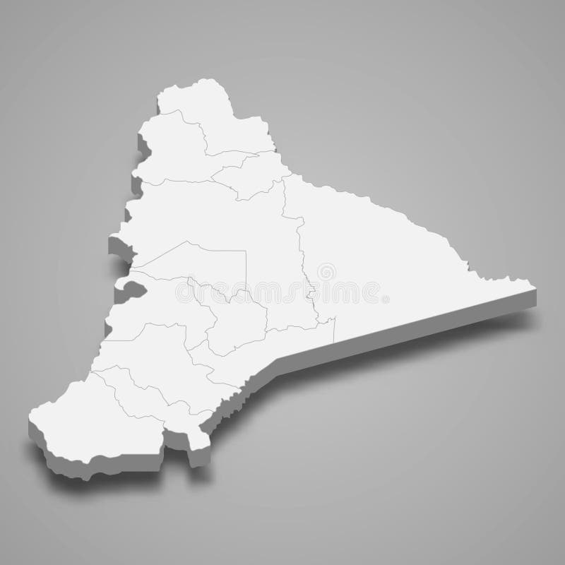 3d Isometric Map of Morona Santiago is a Province of Ecuador Stock ...