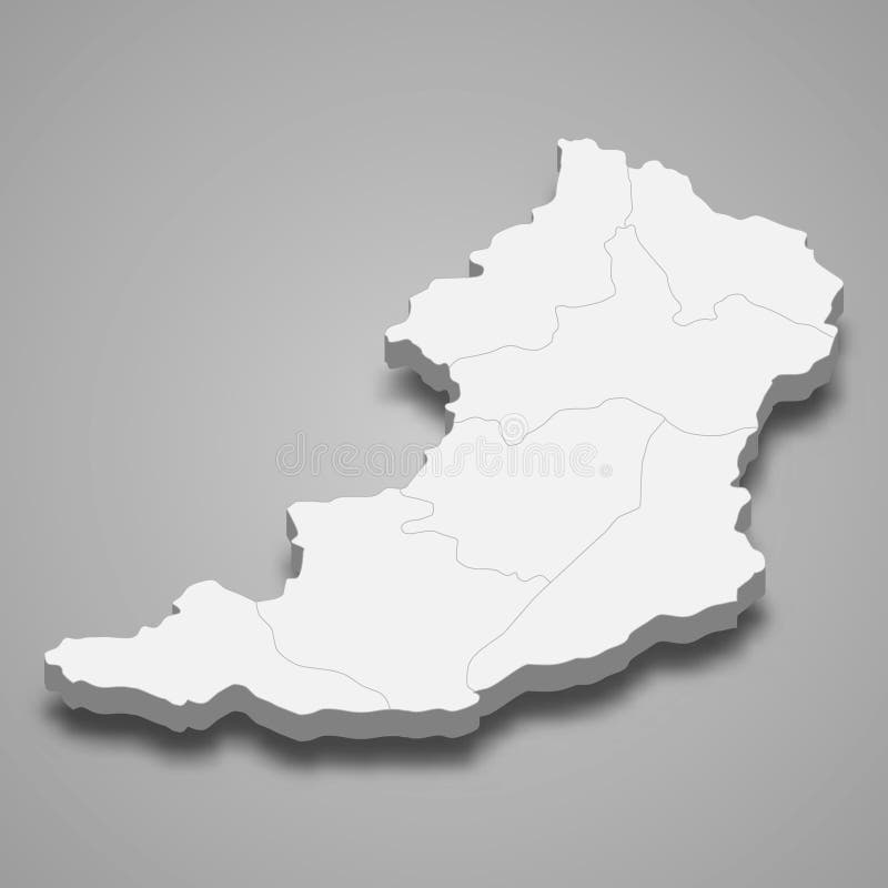 3d Isometric Map of Oudomxay is a Province of Laos Stock Vector ... 3d Isometric Map of Oudomxay is a Province of Laos Stock Vector ...