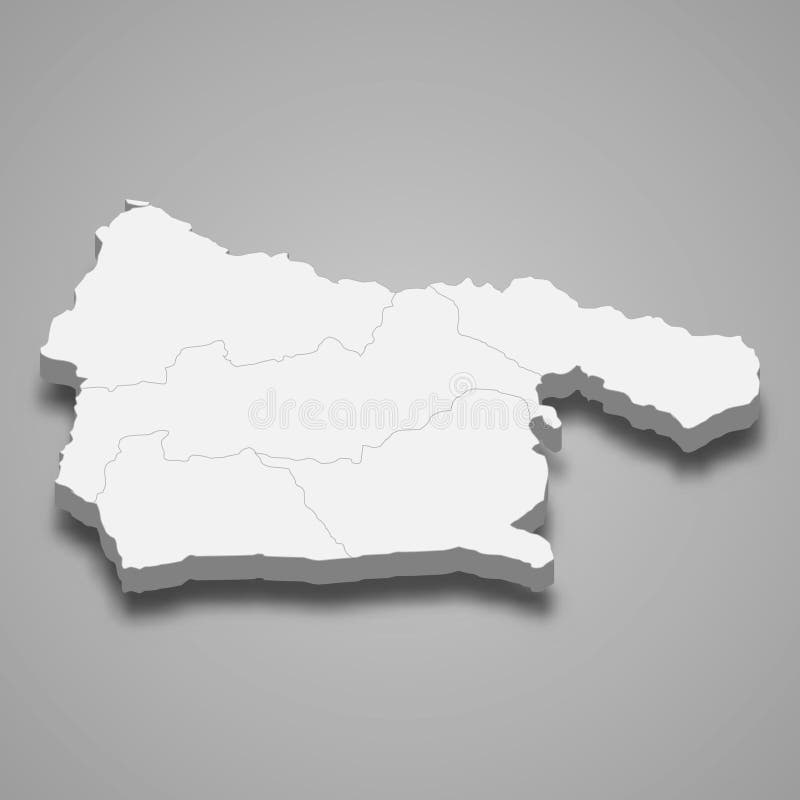3d Isometric Map of Xaisomboun is a Province of Laos Stock Vector ... 3d Isometric Map of Xaisomboun is a Province of Laos Stock Vector ...