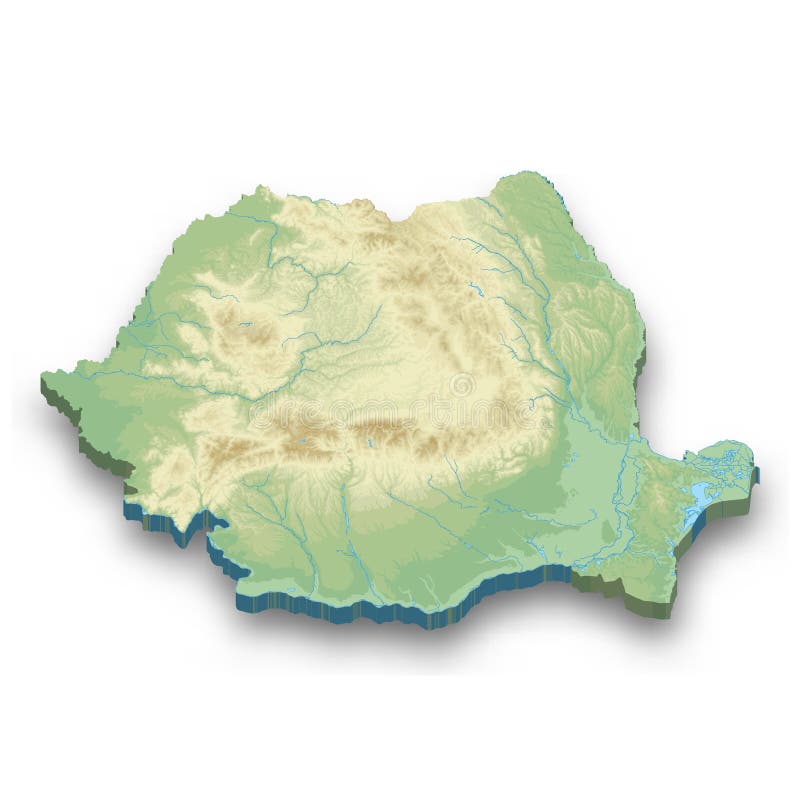 Romania Map Relief Stock Illustrations – 330 Romania Map Relief Stock ...