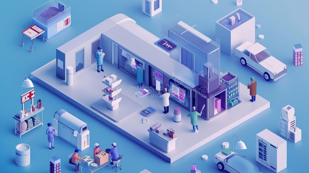 Driven Medical Supply Chain Optimization Stock Illustrations – 8 Driven ...